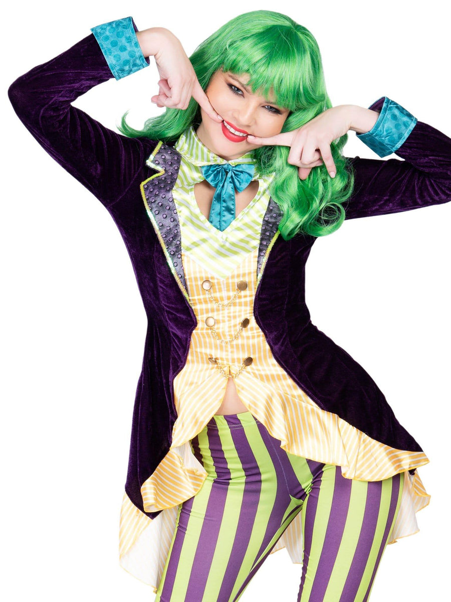 Leg Avenue 2-Piece Wicked Trickster Comic Villain Costume For Women ...